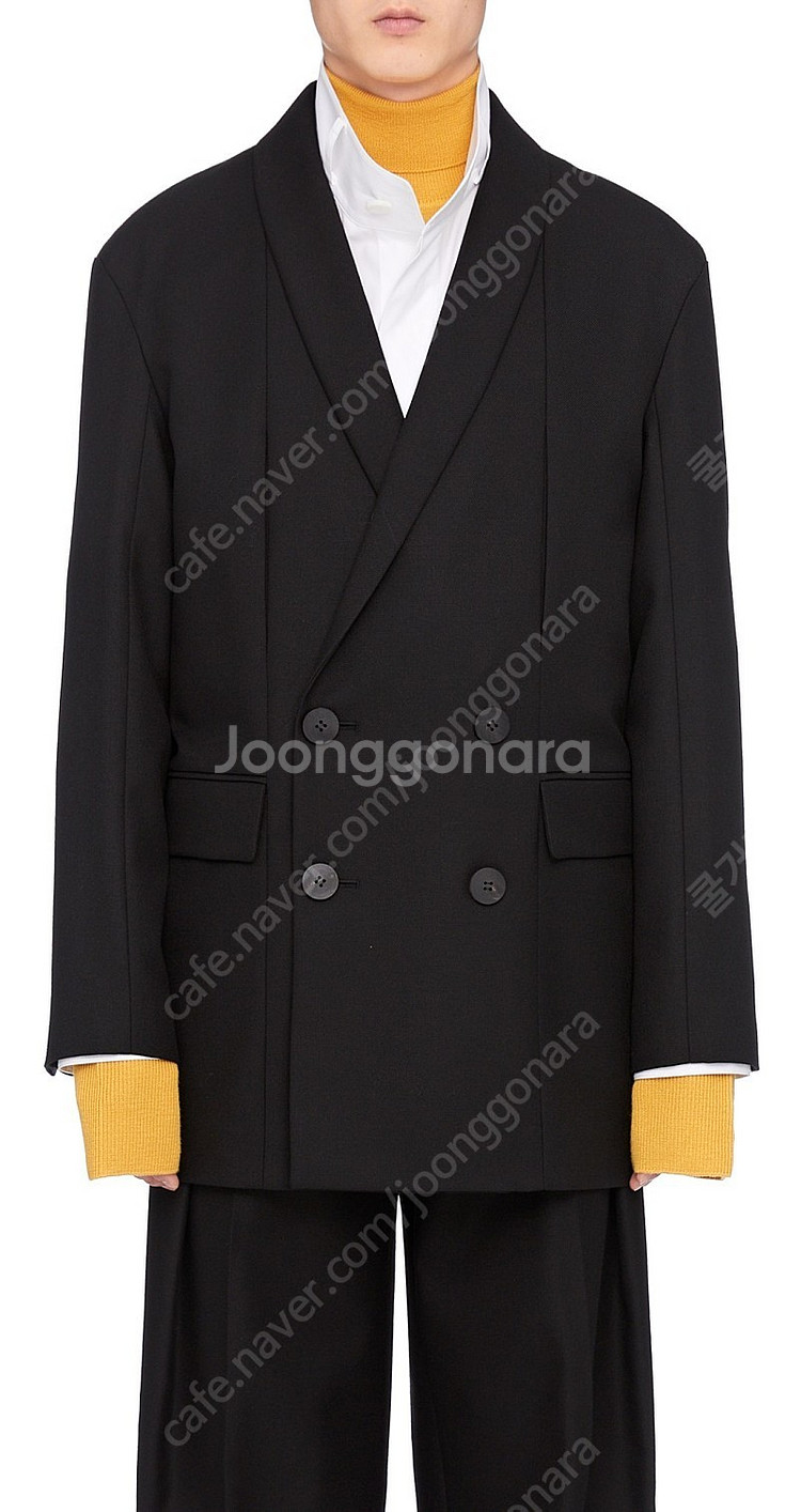 우영미 19fw 메인 숄카라 블랙 셋업 자켓 팝니다 솔... | 남성의류 | 중고나라