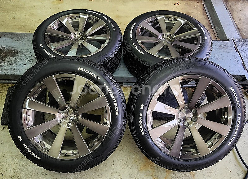 바리스톤F818 20인치 휠타이어(미키탐슨 디건38AT... | 휠/타이어 | 중고나라