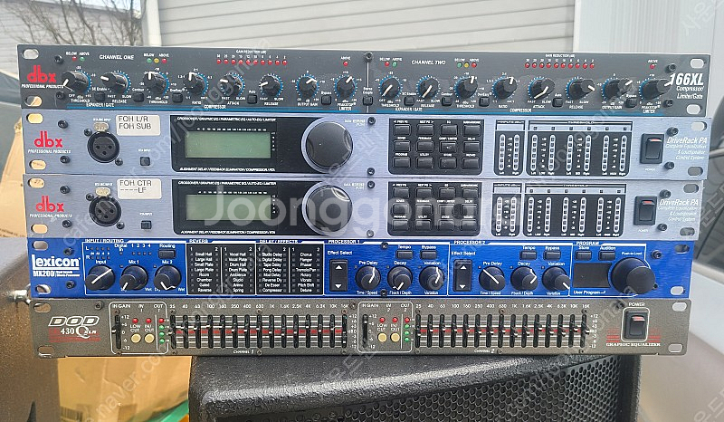 dbx166xl 드라이브렉PA MX200 dod430 ... | 오디오/홈시어터 | 중고나라