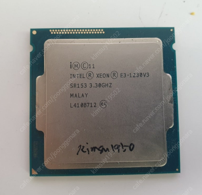 인텔 E3-1230v3 시피유 - I7-4770 급 | CPU/메인보드 | 중고나라