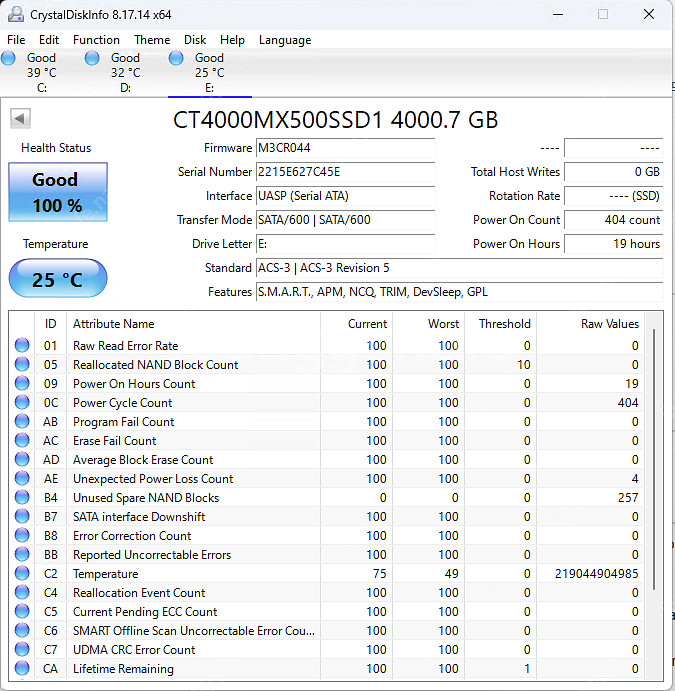 마이크론 2.5 ssd mx500 4tb (대원CTS ... | CPU/메인보드 | 중고나라