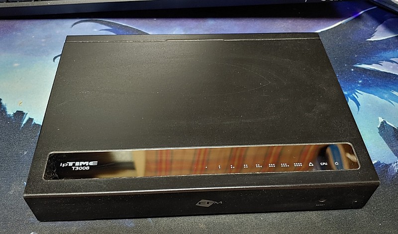 아이피타임 T3008 유선공유기 8포트 기가비트 공유기... | 키보드/마우스/스피커 | 중고나라
