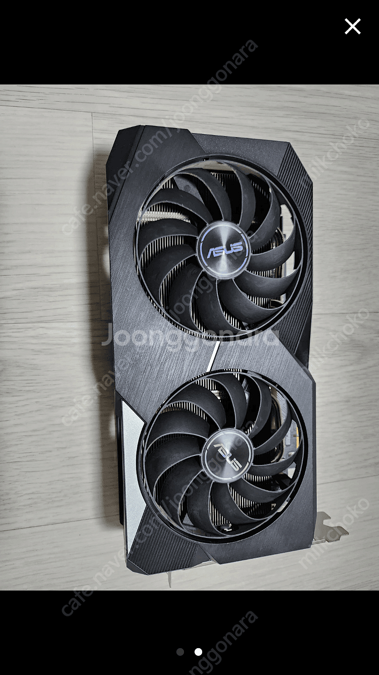 (급처) RX6600 asus Dual | CPU/메인보드 | 중고나라