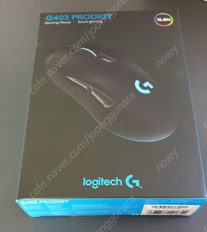 로지텍 G403 PRODIGY 마우스 단순개봉품 팝니다 | 키보드/마우스/스피커 | 중고나라