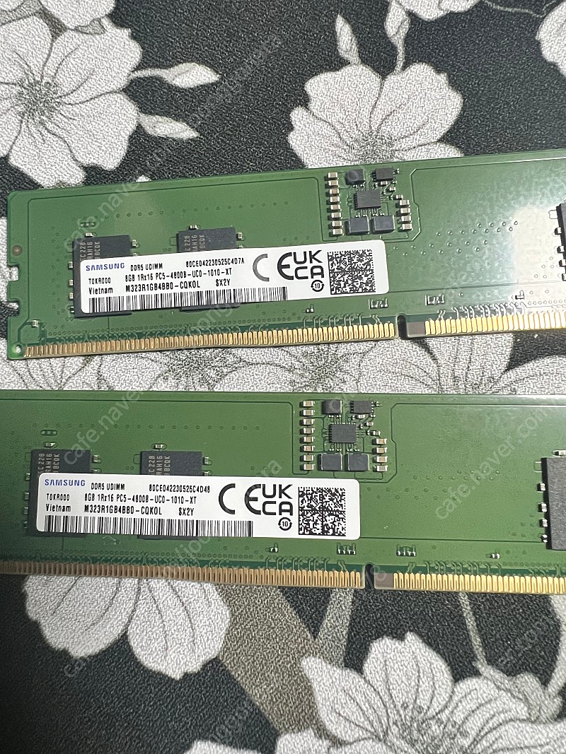 삼성 ddr5 4800 8x8 16gb | CPU/메인보드 | 중고나라