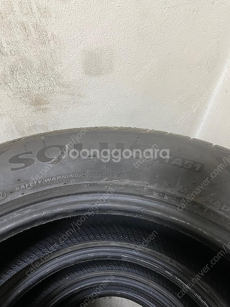 금호 솔루스 TA51 타이어 225/55/17 4본 판... | 휠/타이어 | 중고나라