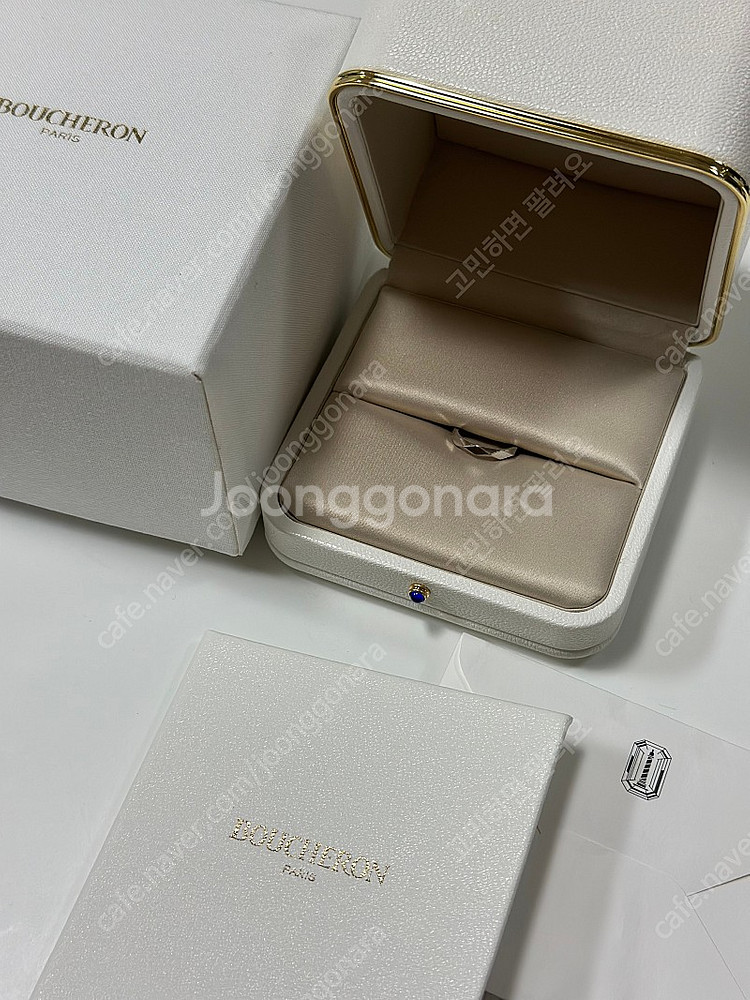부쉐론 파셋 플래티늄 웨딩 밴드 반지 팝니다 반지목걸이귀걸이 중고나라