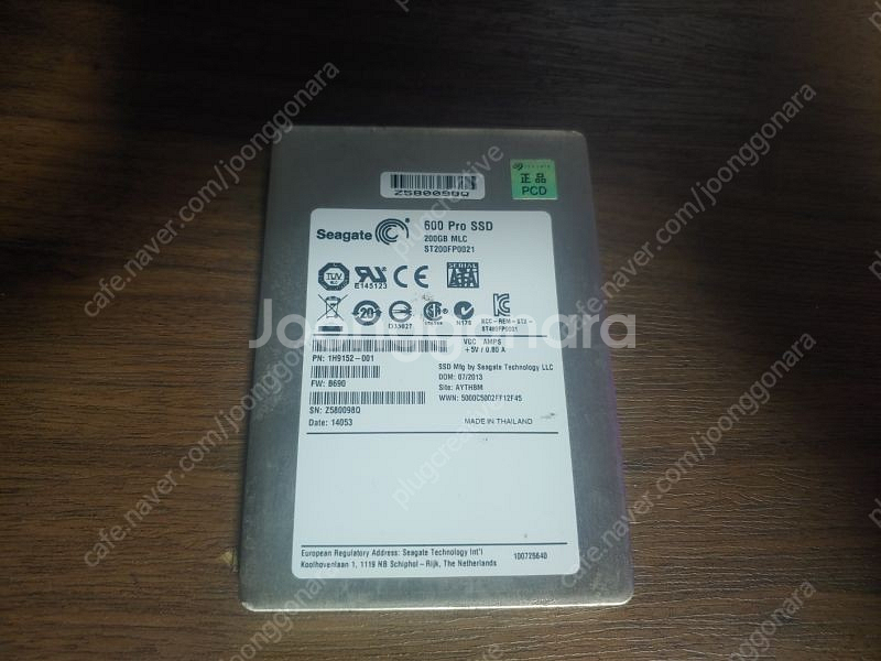 씨게이트 600 pro SSD팝니다. | HDD/SSD/ODD | 중고나라