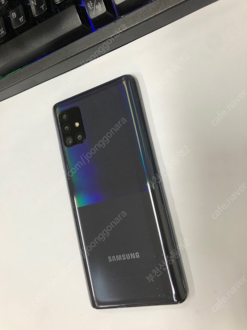 174551 KT 갤럭시A51 5G 블랙 128GB 6... | 삼성 | 중고나라