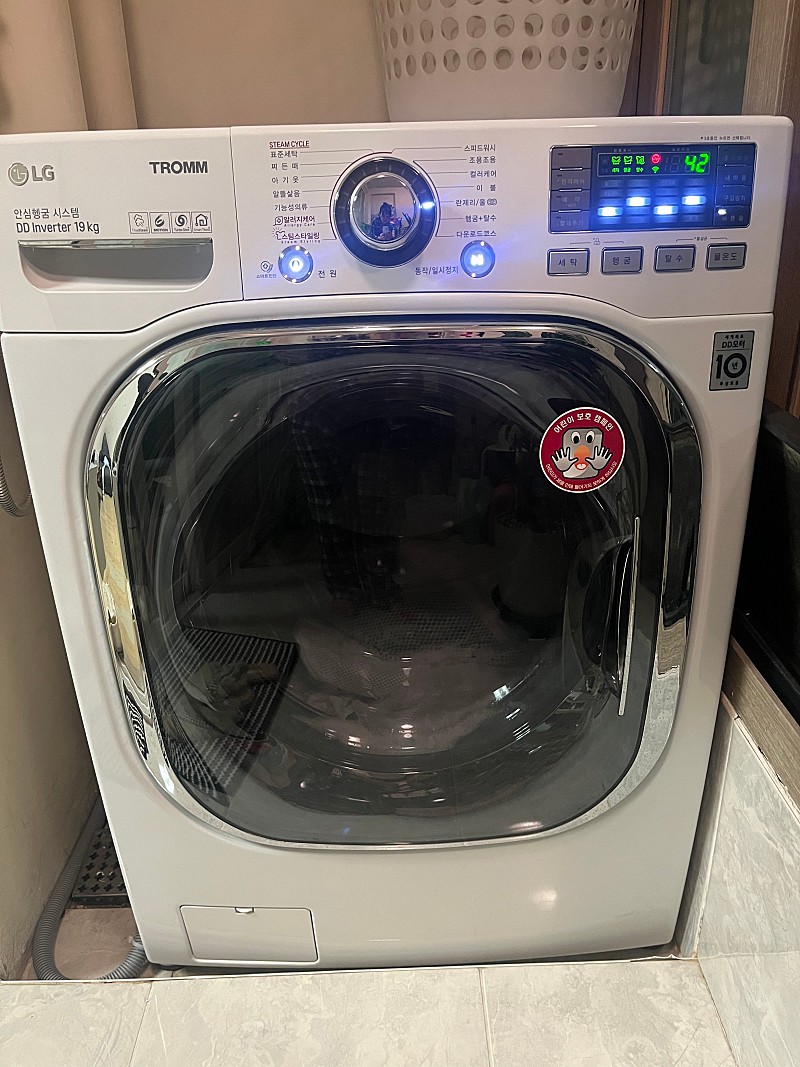 LG트롬세탁기 19kg (모델명 : F19WFW) | 세탁기/건조기 | 중고나라