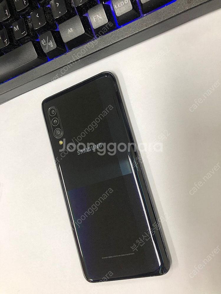 039116 갤럭시A90 5G 블랙 외관 A급 128G... | 삼성 | 중고나라