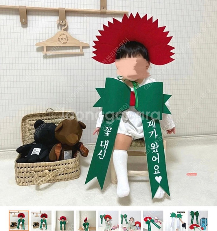 카네이션머리띠세트팔아요 출산육아용품 중고나라