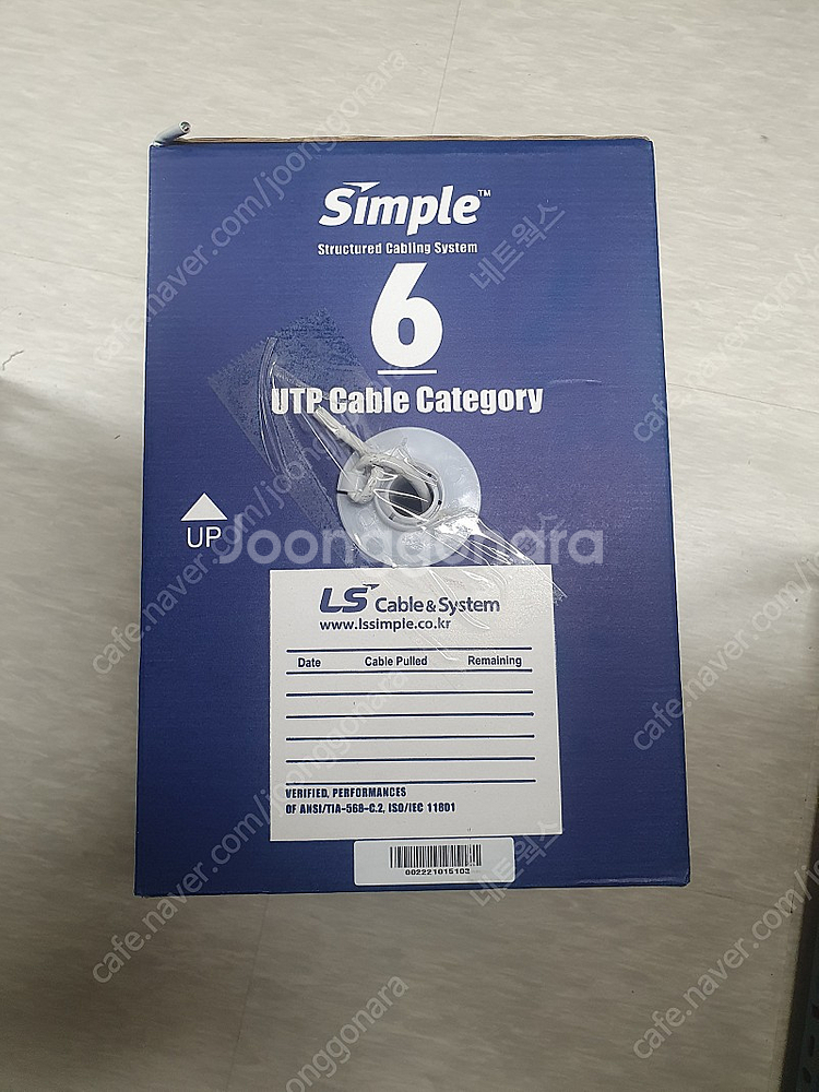 [새상품] LS산전 CAT.6 UTP 케이블 300M ... | 중고나라 카페에서 운영하는 공식 사이트