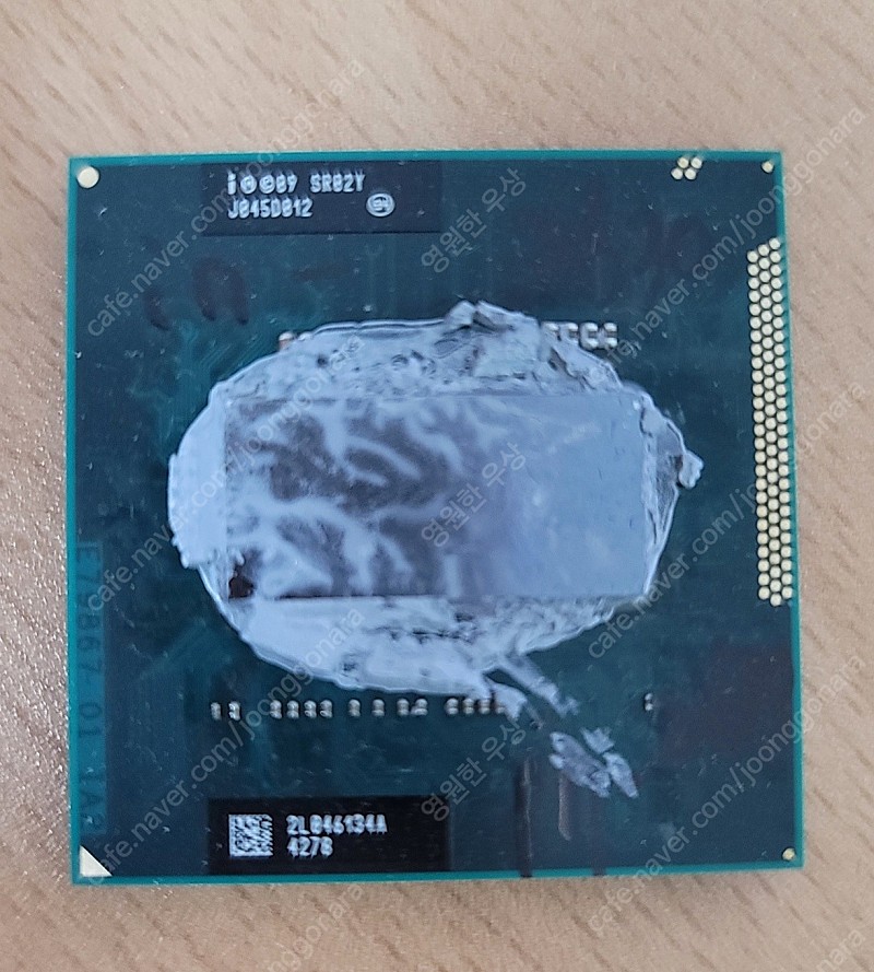 노트북시피유 SR02Y i7-2630 | CPU/메인보드 | 중고나라
