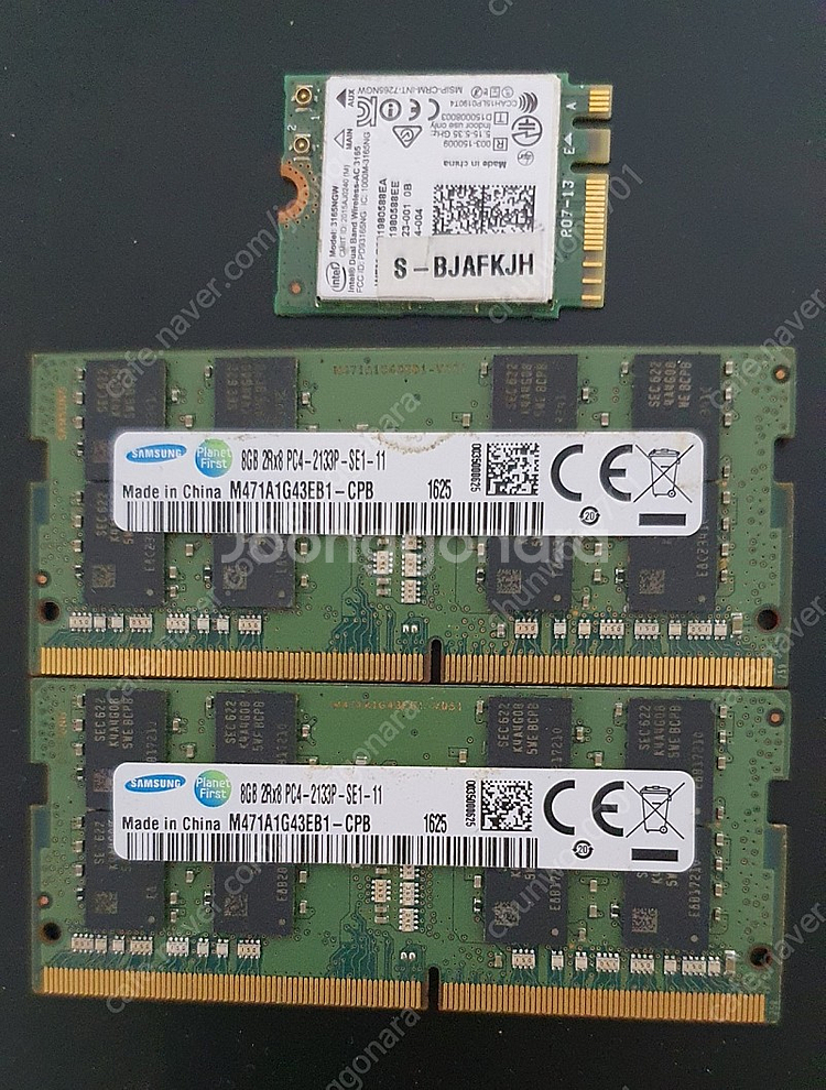 노트북 램 ddr4 8g 2개 팝니다 | CPU/메인보드 | 중고나라