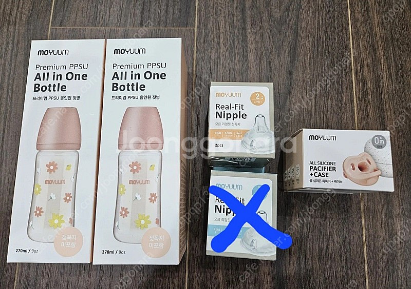 모윰 데이지 젖병 젖꼭지 쪽쪽이 일괄판매 새제품 출산육아용품 중고나라
