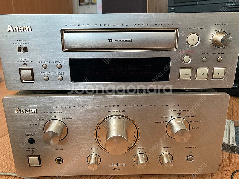 [가격인하]아남델타 aa77앰프 AD77 카세트데크 팝... | 중고나라 카페에서 운영하는 공식 사이트