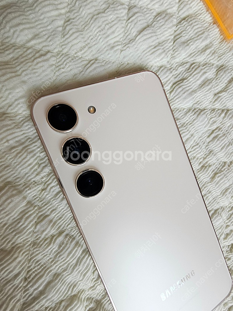 S23 일반 크림 SKT 화이트 256GB 사용1주일 | 스마트폰 | 중고나라