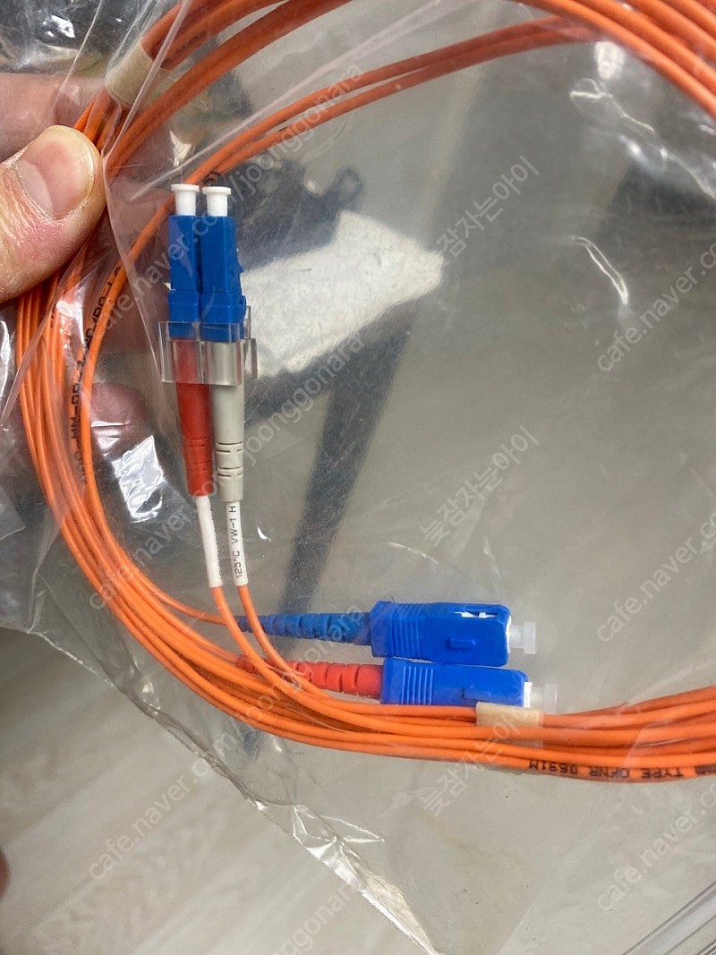 광케이블 SC - LC 멀티 3M 6개 일괄 | CPU/메인보드 | 중고나라