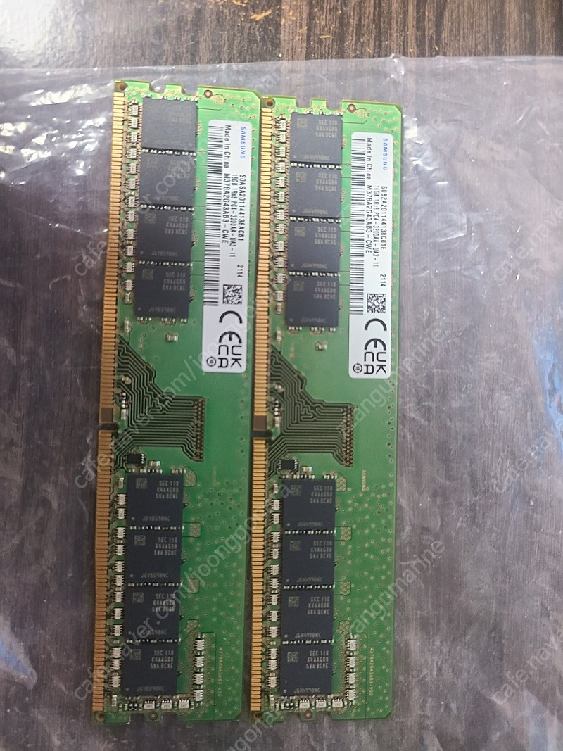 데스크탑용 삼성 DDR4 PC4-3200AA 16GB ... | CPU/메인보드 | 중고나라