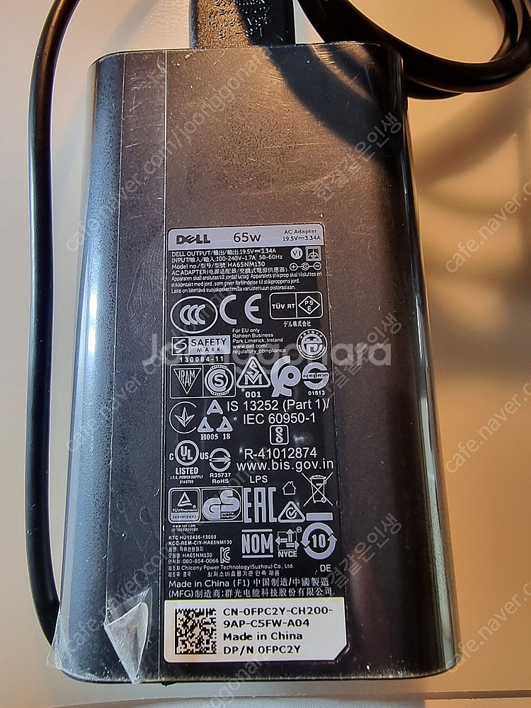 DELL 노트북 아답터 19.5V 3.34A | 노트북/넷북 | 중고나라