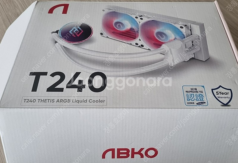 앱코 T240 THETIS ARGB 화이트 2열 수냉쿨... | CPU/메인보드 | 중고나라