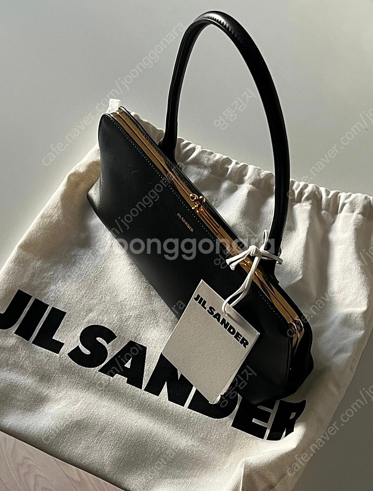Jilsander 질샌더 블랙 고지 프레임 스몰 토트백 여성의류 중고나라