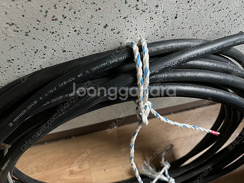에어콘 전기배선(TFR-CV 4C 10SQ) X 10미... | 산업자재 | 중고나라