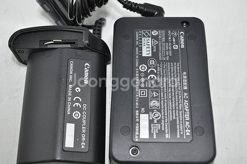 캐논배터리 LP-E19 캐논DC커플러 AC-E4 DR-... | 기타 악세서리 | 중고나라