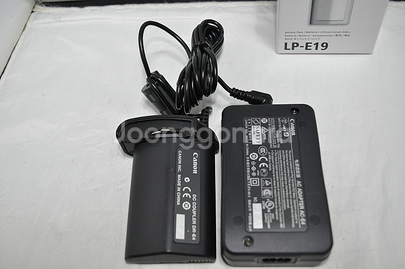 캐논배터리 LP-E19 캐논DC커플러 AC-E4 DR-... | 기타 악세서리 | 중고나라