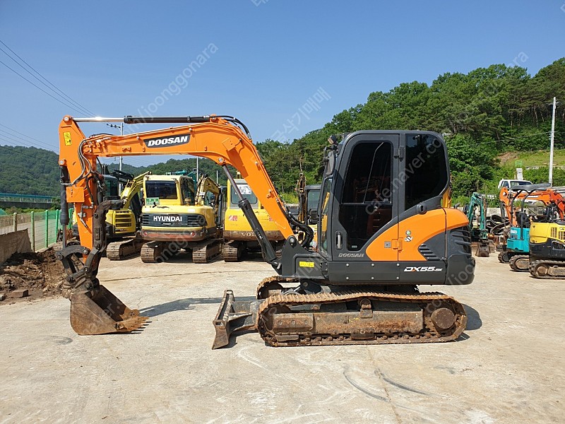중고굴삭기 두산 02 DX55 코끼리집게 2020년식 ... | 농기계/농업용공구 | 중고나라