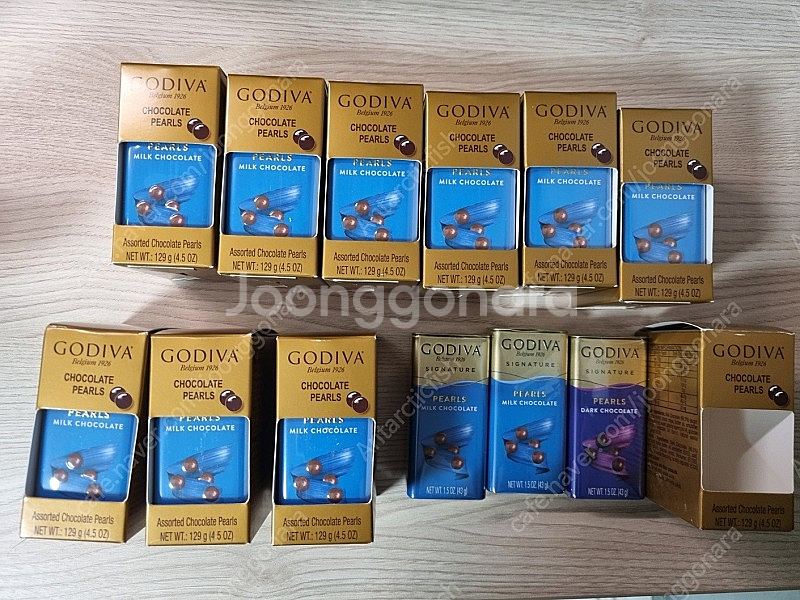 (새거) 고디바(godiva) 펄(pearls펄스) 초... | 리빙/생활 | 중고나라