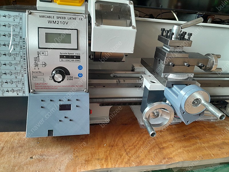 wm210v 소형선반 자동이송장치추가 | 금형공작 | 중고나라