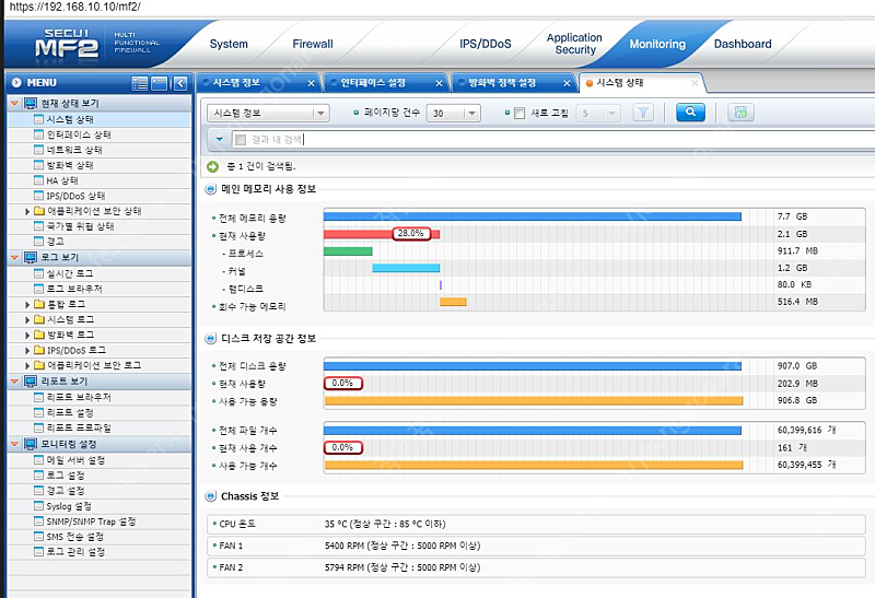 씨큐아이 방화벽 MF2 1300 판매 | 키보드/마우스/스피커 | 중고나라