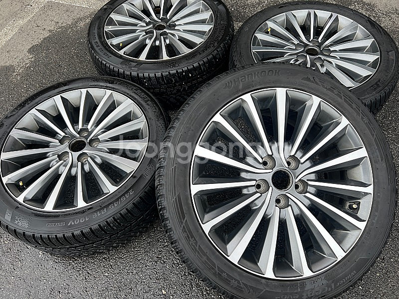 올뉴 K7 18인치 순정 중고 휠타이어 세트 팔아요 2... | 기타 부품/용품 | 중고나라