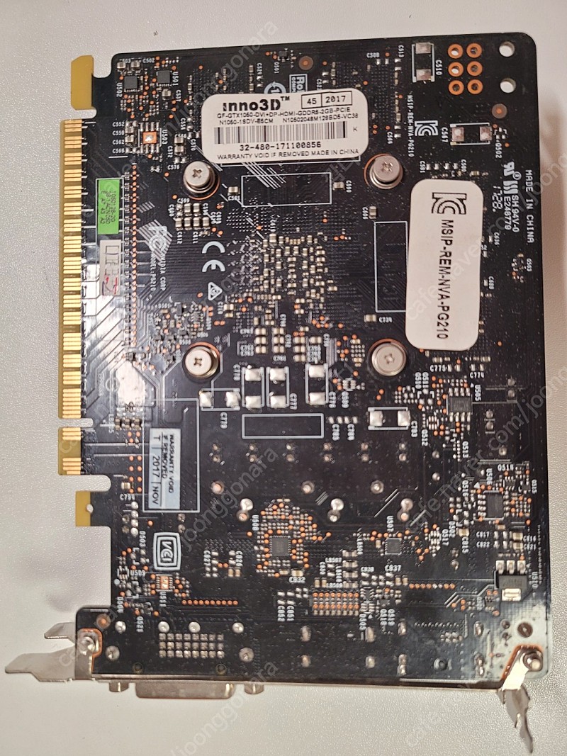 Inno3D GTX1050 2G | CPU/메인보드 | 중고나라