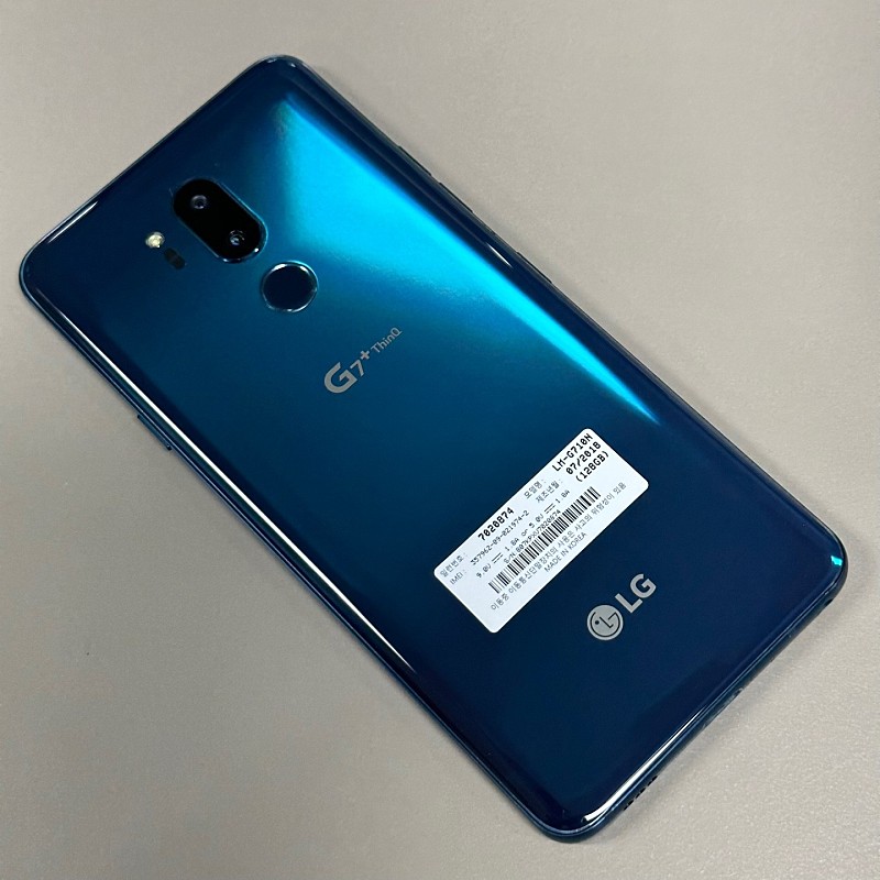 LG G7플러스 블루색상 128기가 상태 SSS급 단말... | 스마트폰 | 중고나라