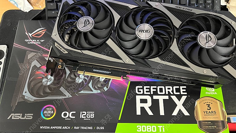 Asus strix RTX 3080Ti 팝니다 | CPU/메인보드 | 중고나라