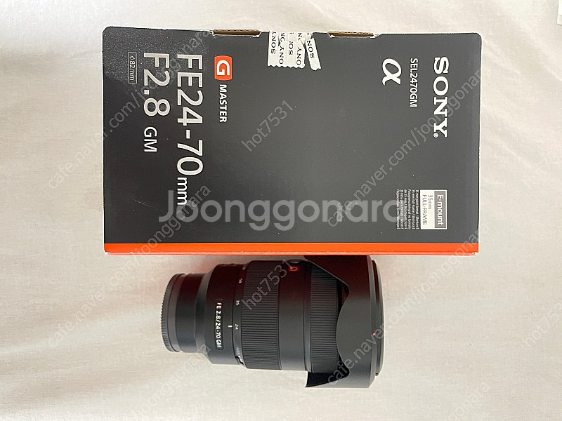 * 소니 SEL2470GM (2470GM) 풀프레임 렌... | 중고나라 카페에서 운영하는 공식 사이트