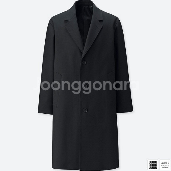 유니클로u 18fw 울블렌드 체스터필드코트 블랙 s사이... | 남성의류 | 중고나라