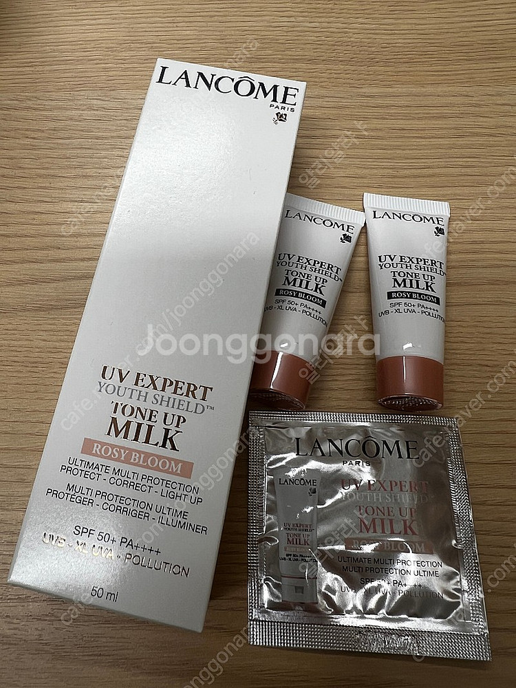 랑콤 선크림 톤업밀크 로지블룸 새상품 71ml 스킨케어 중고나라