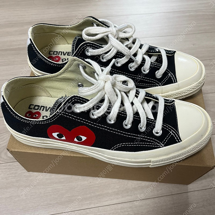 꼼데가르송 컨버스 250 uk6 정품 | 여성의류 | 중고나라