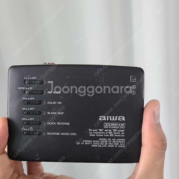 aiwa jx959 아이와 워크맨 팝니다 | 이어폰/헤드폰 | 중고나라