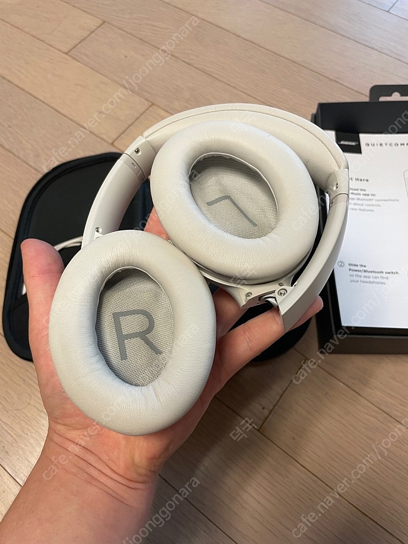 BOSE 보스 헤드폰 QC 45 스모크 화이트 팝니다. | 이어폰/헤드폰 | 중고나라