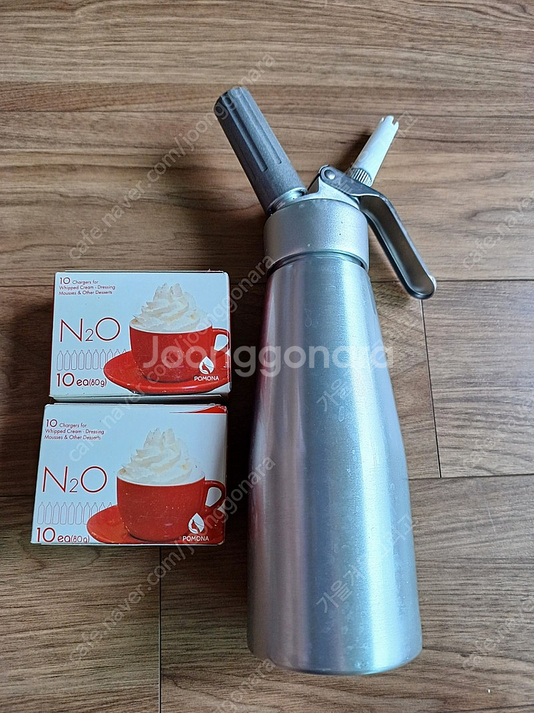 생크림 휘핑기 휘퍼 500ml + 카파 휘핑가스 (20... | 냉장고 | 중고나라