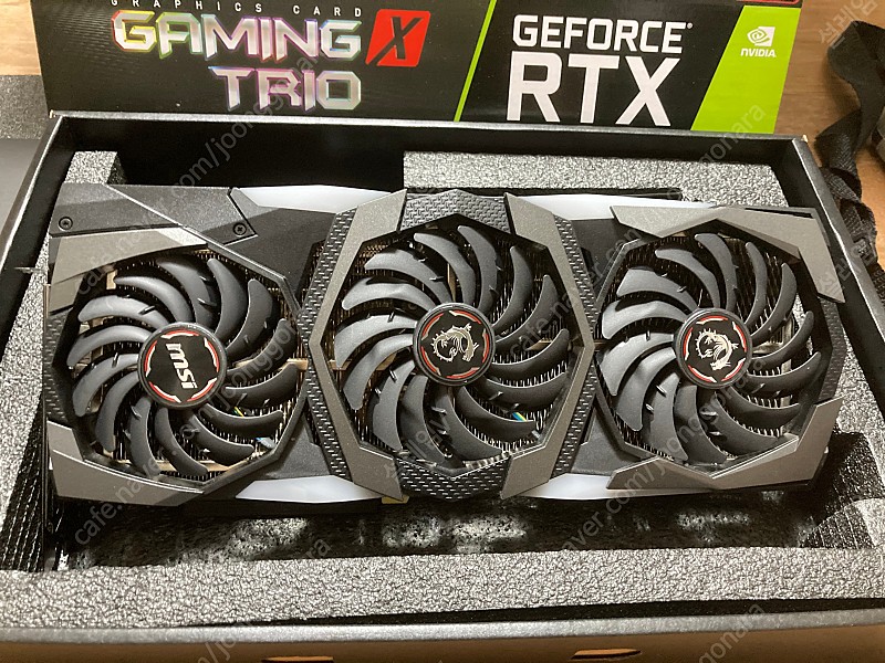 MSI RTX 2080s Gaming X Trio 상태... | CPU/메인보드 | 중고나라