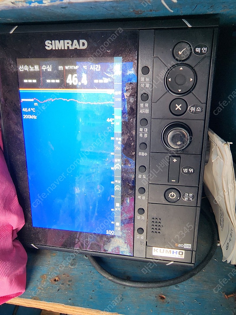 금호 SIMRAD 어군탐지기 | 낚시용품 | 중고나라