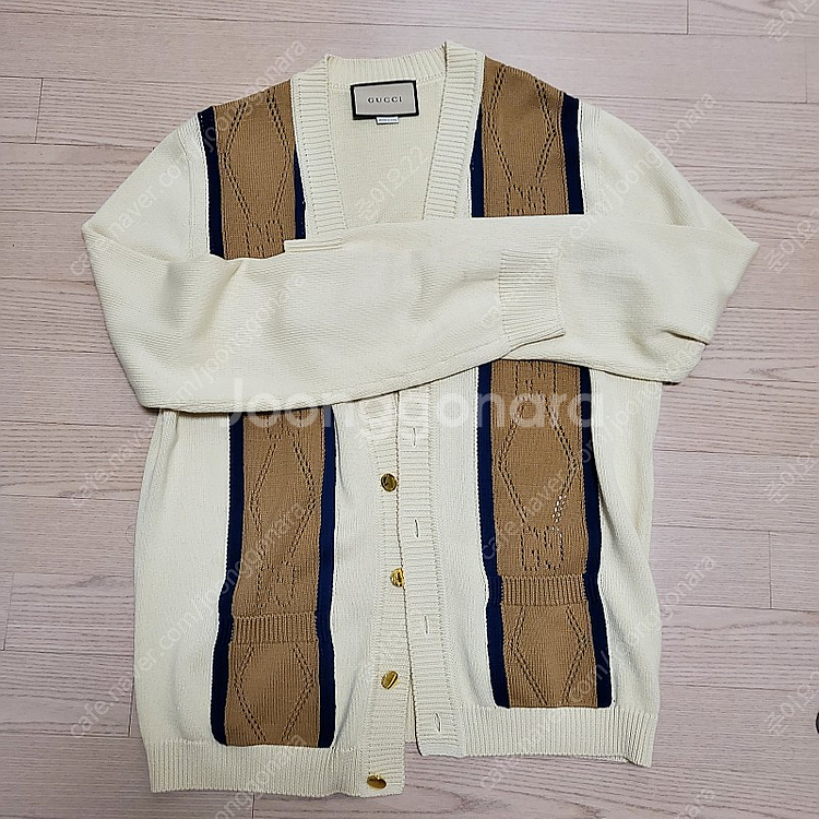 21FW 655105 GG 퍼포레이트 천공 코튼 가디건... | 기타 수입명품 | 중고나라