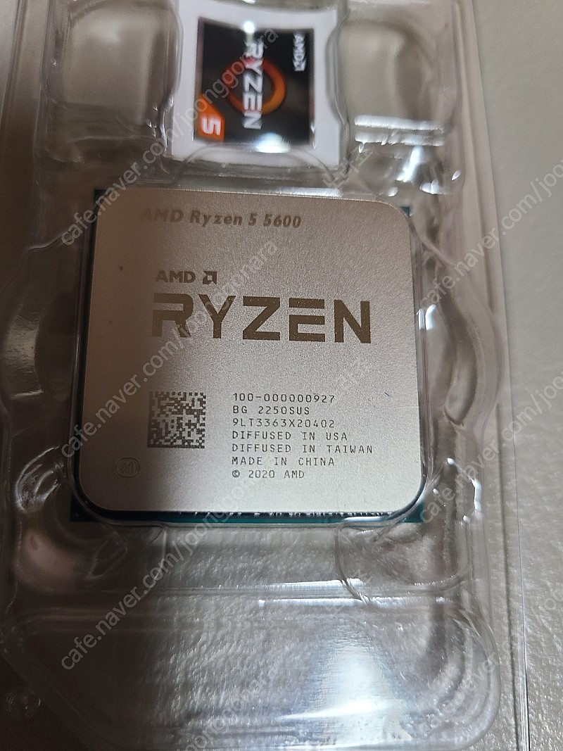 AMD 5600 CPU 팝니다 | CPU/메인보드 | 중고나라