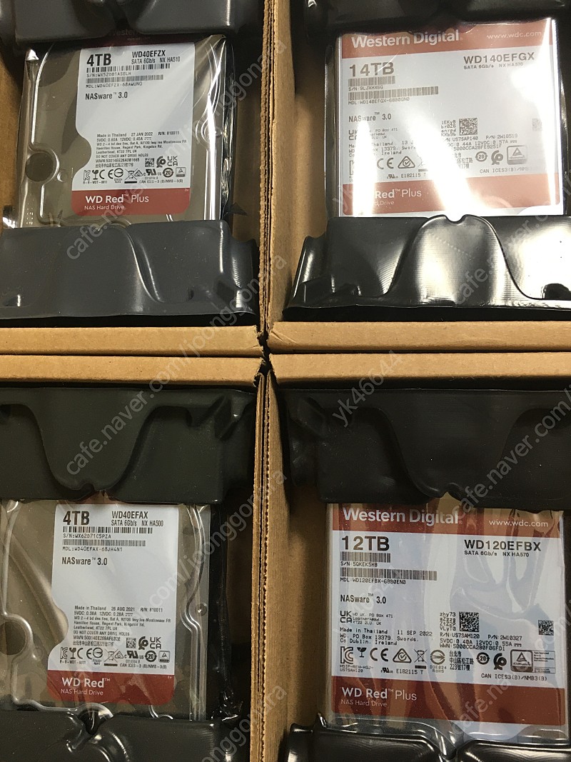 [대전] WD 하드 HDD 미개봉 14TB 12T 4T... | HDD/SSD/ODD | 중고나라